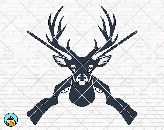 Deer Scope SVG, Deer Svg, Deer Clipart, Hunting Svg, Hunting Clipart ...