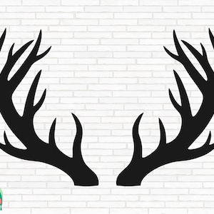 Deer Horns SVG, Deer Antlers Svg, Reindeer Antlers Svg, Deer Hunting ...