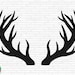 Deer Horns SVG, Deer Antlers Svg, Reindeer Antlers Svg, Deer Hunting ...