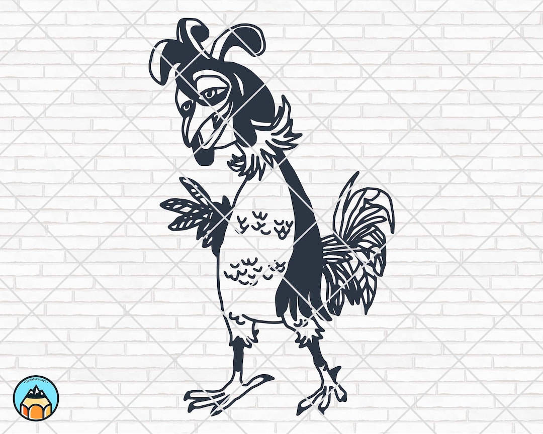 Crazy Chicken SVG, Chicken SVG, Farm SVG, Rooster Svg, Funny Chicken ...