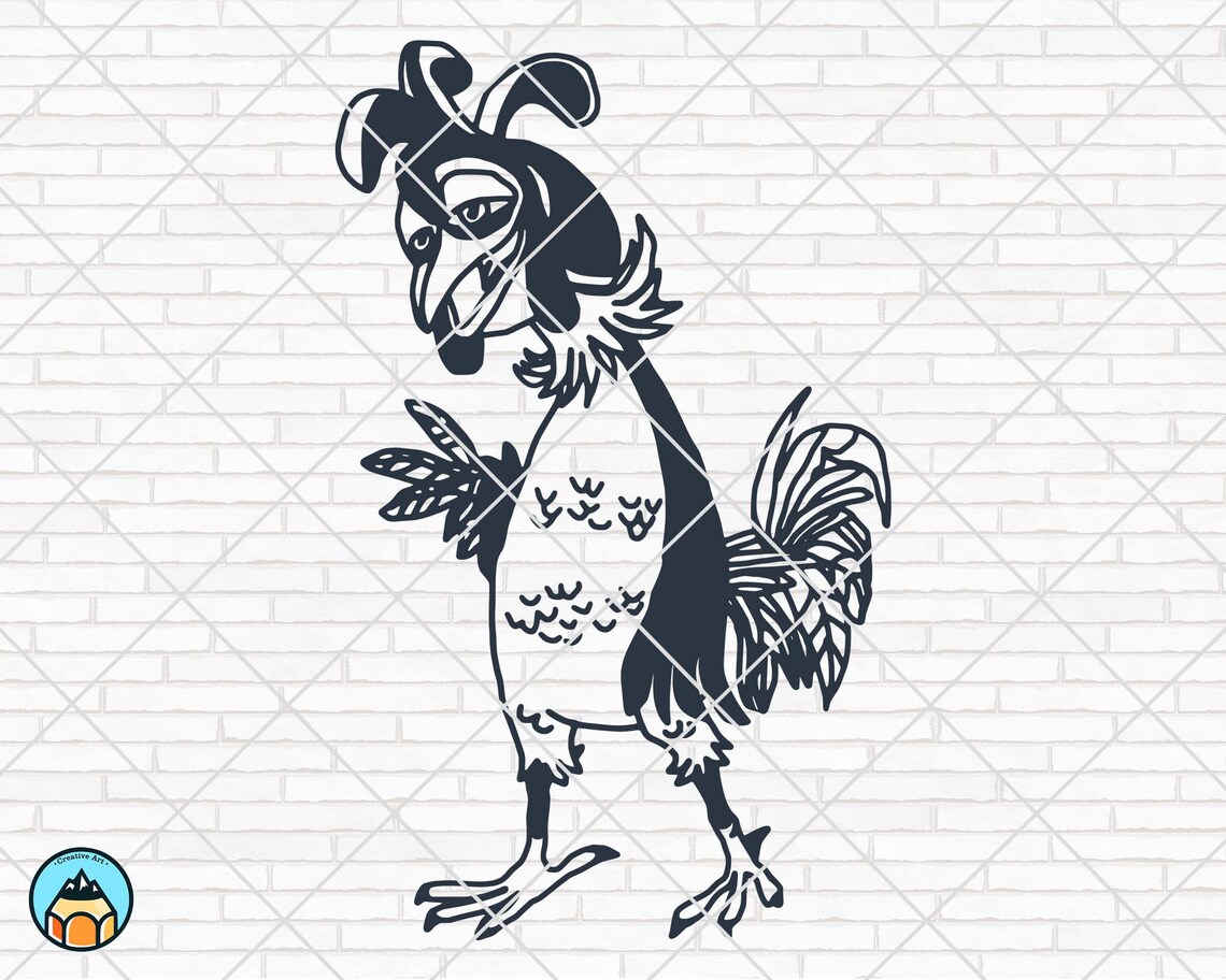 Crazy Chicken SVG Chicken SVG Farm SVG Rooster Svg Funny - Etsy