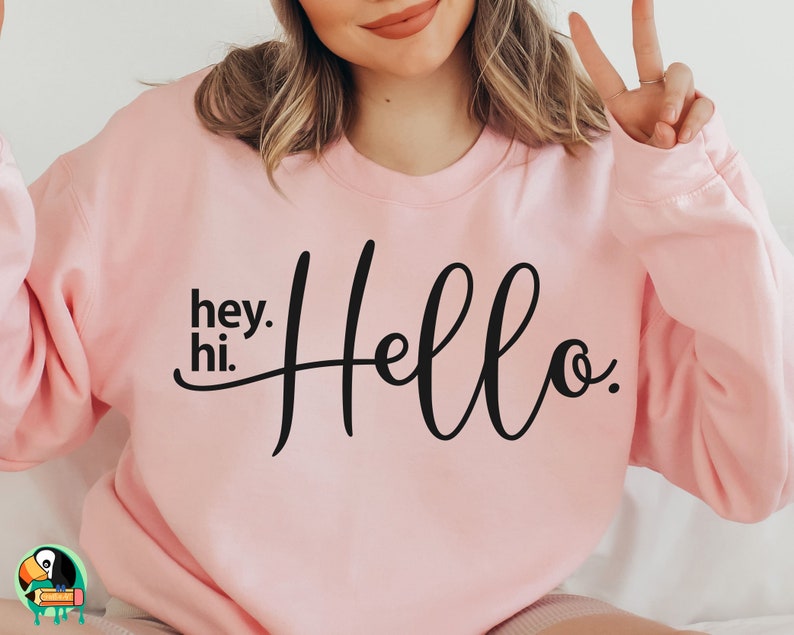 Hi. Hey. Hello SVG Welcome Svg Door Hanging Svg Welcome - Etsy