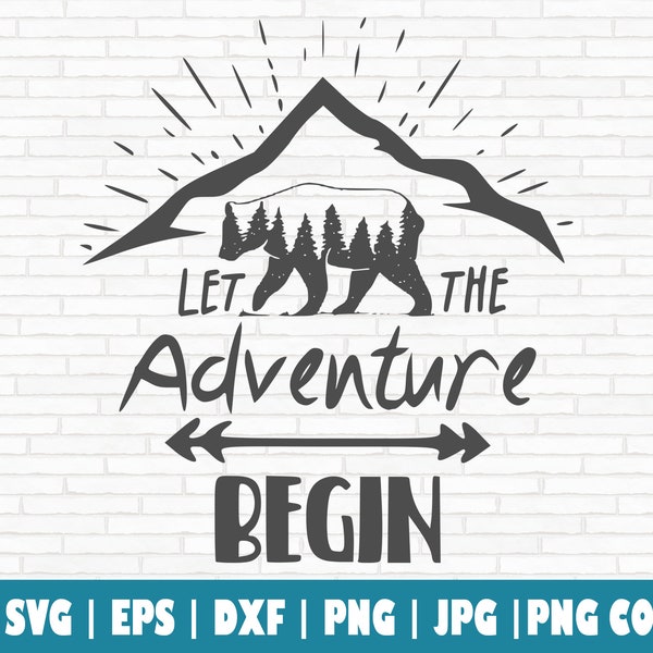 Let the Adventure Begin Svg - Etsy