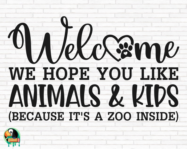 Dog Welcome Sign SVG, Dog Sign Svg, Welcome Sign Svg, Round Front Door ...