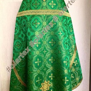 Green Orthodox Vestment Clergy Vestment Set Priest Vestment - Etsy