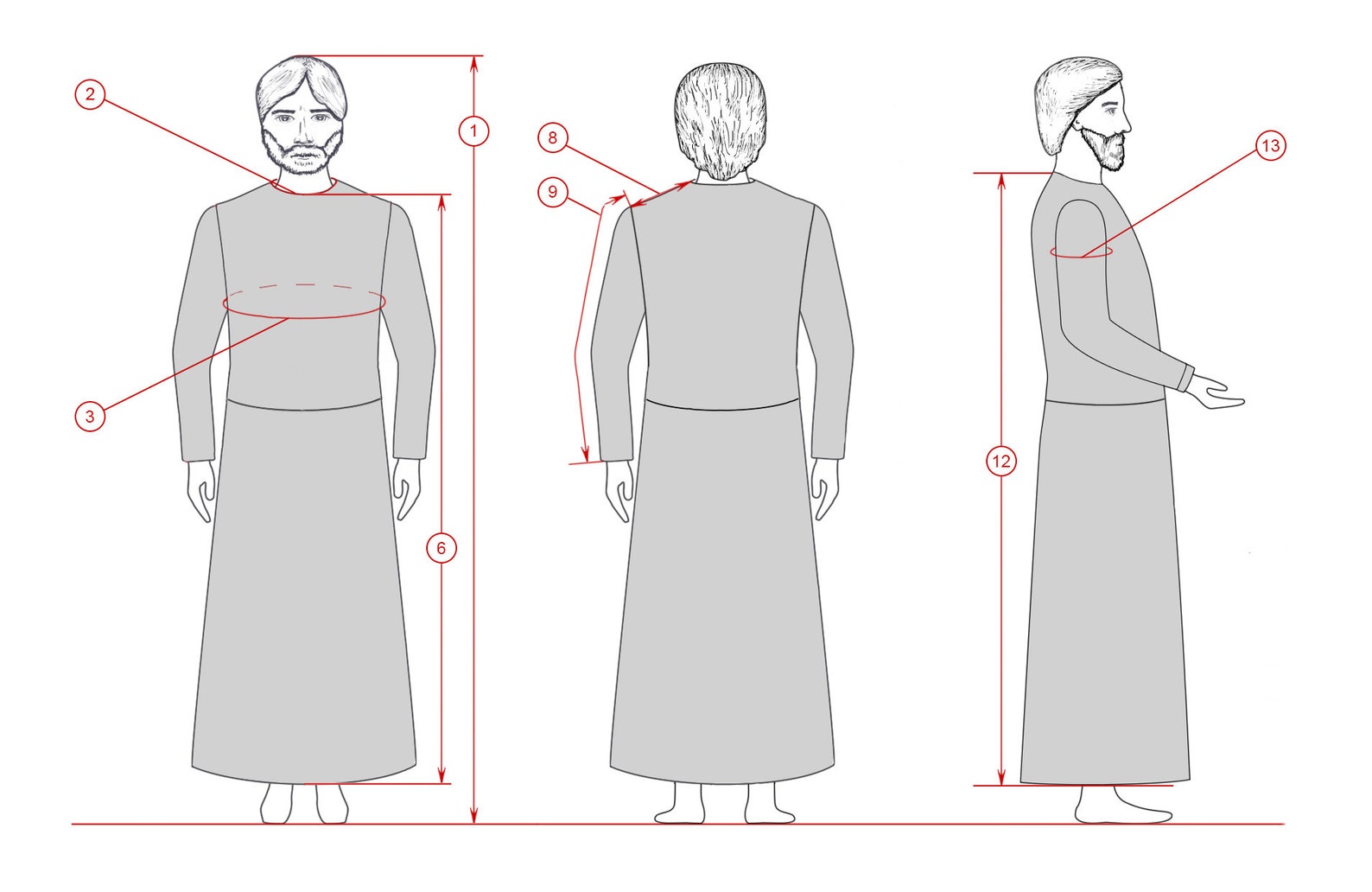 Altar Boy Dalmatic Robe Altar Reader Vestments Embroidered - Etsy