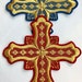 Gold Embroidered Vestment Cross Patch 5.5 8.5 13 15 Cm - Etsy