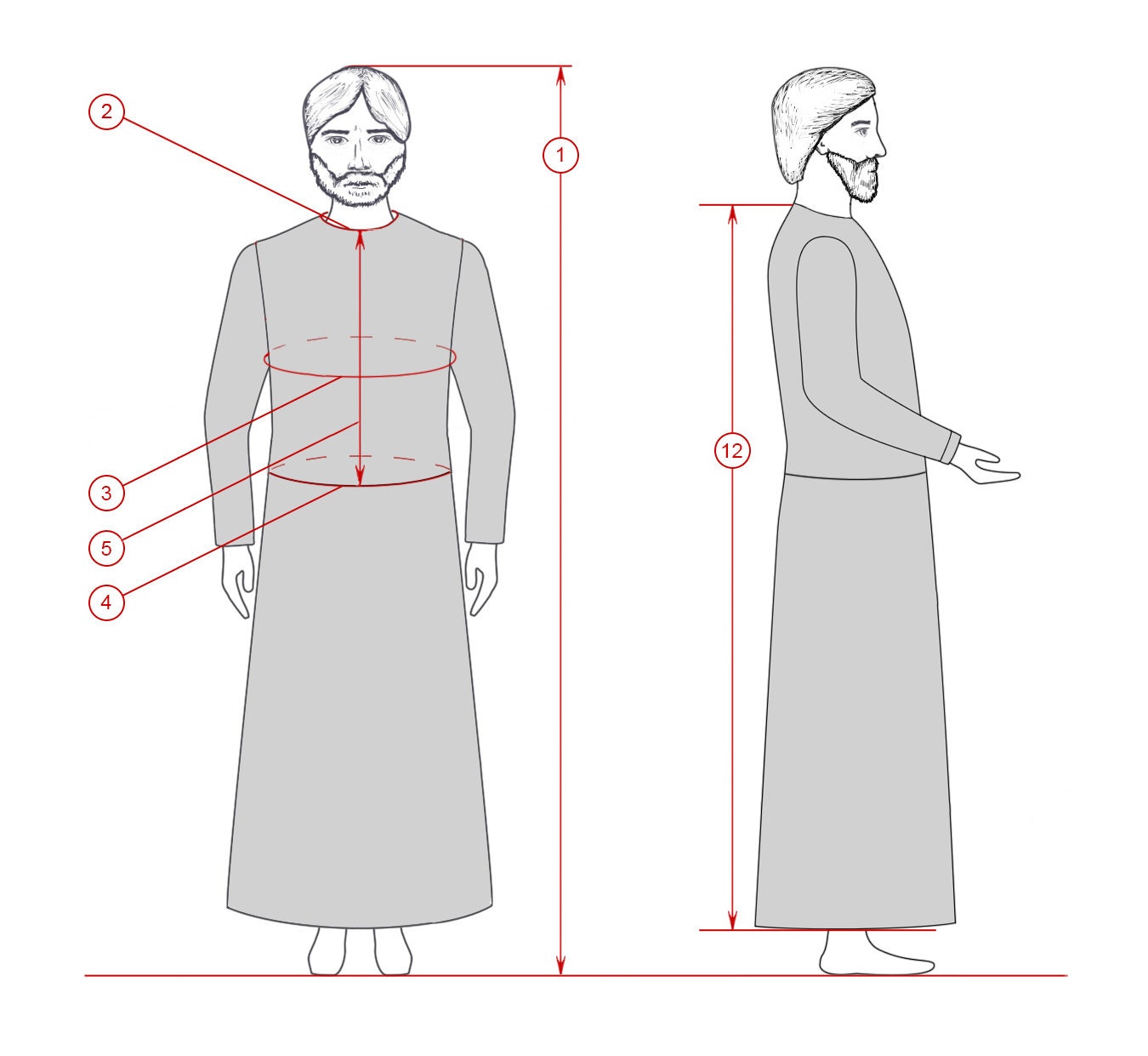 Fully Embroidery Priest Set Vestment Customized Clergy | Etsy