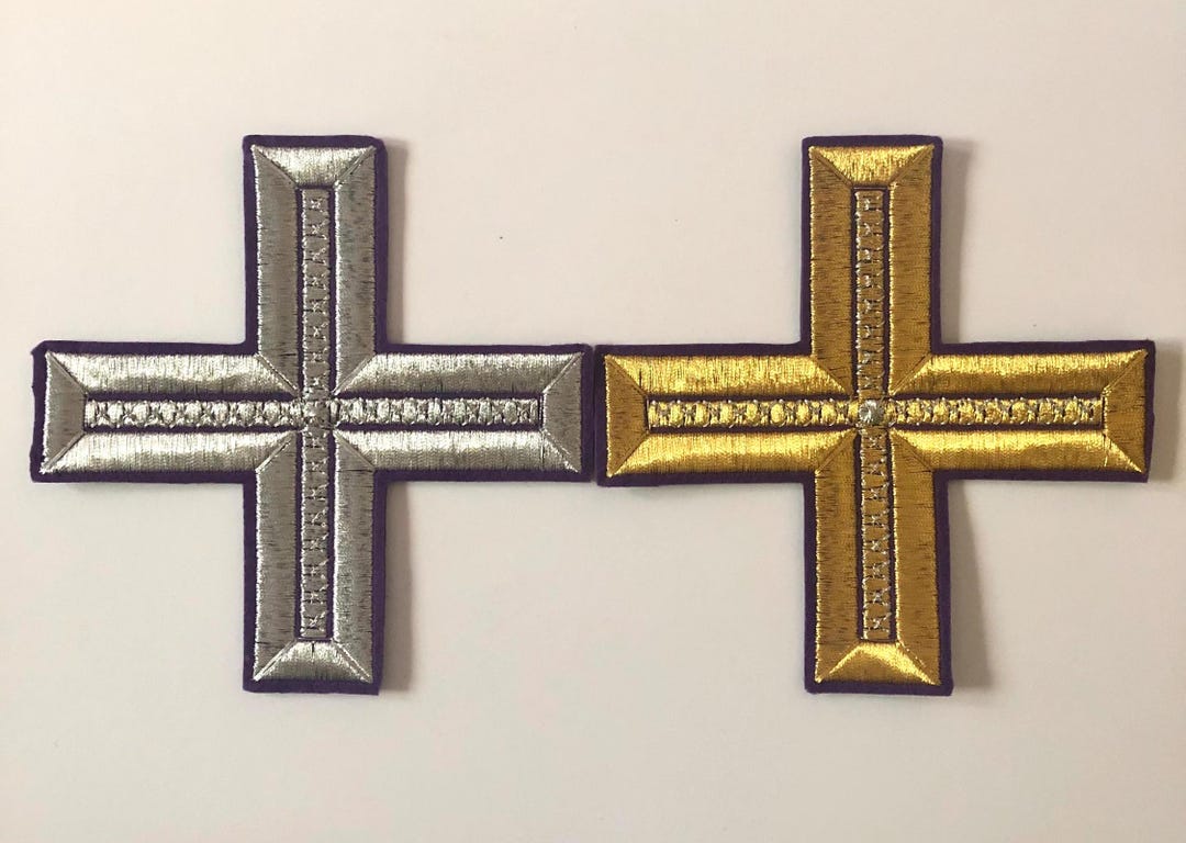 Straight Cross Patch in Any Sizes for Altar Analog Cloths, Vestments ...