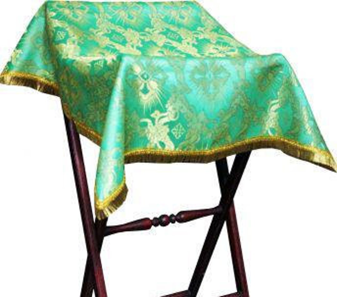 Altar Cloth Analogion Top Cover, Square Altar Stand Covering, Home ...