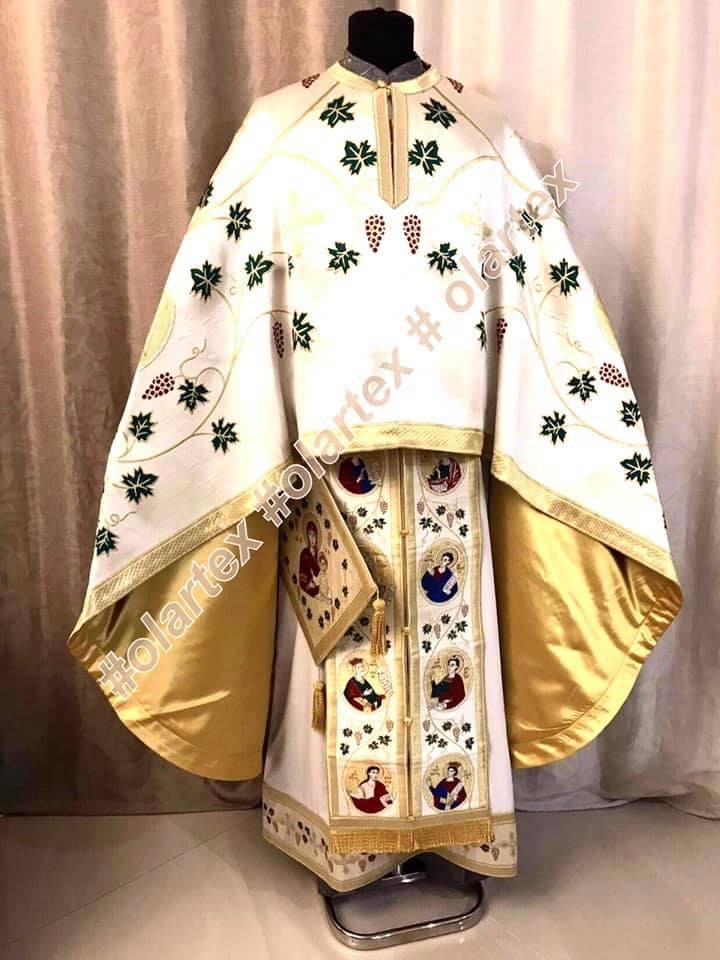 Fully Embroidery Priest Set Vestment Customized Clergy | Etsy