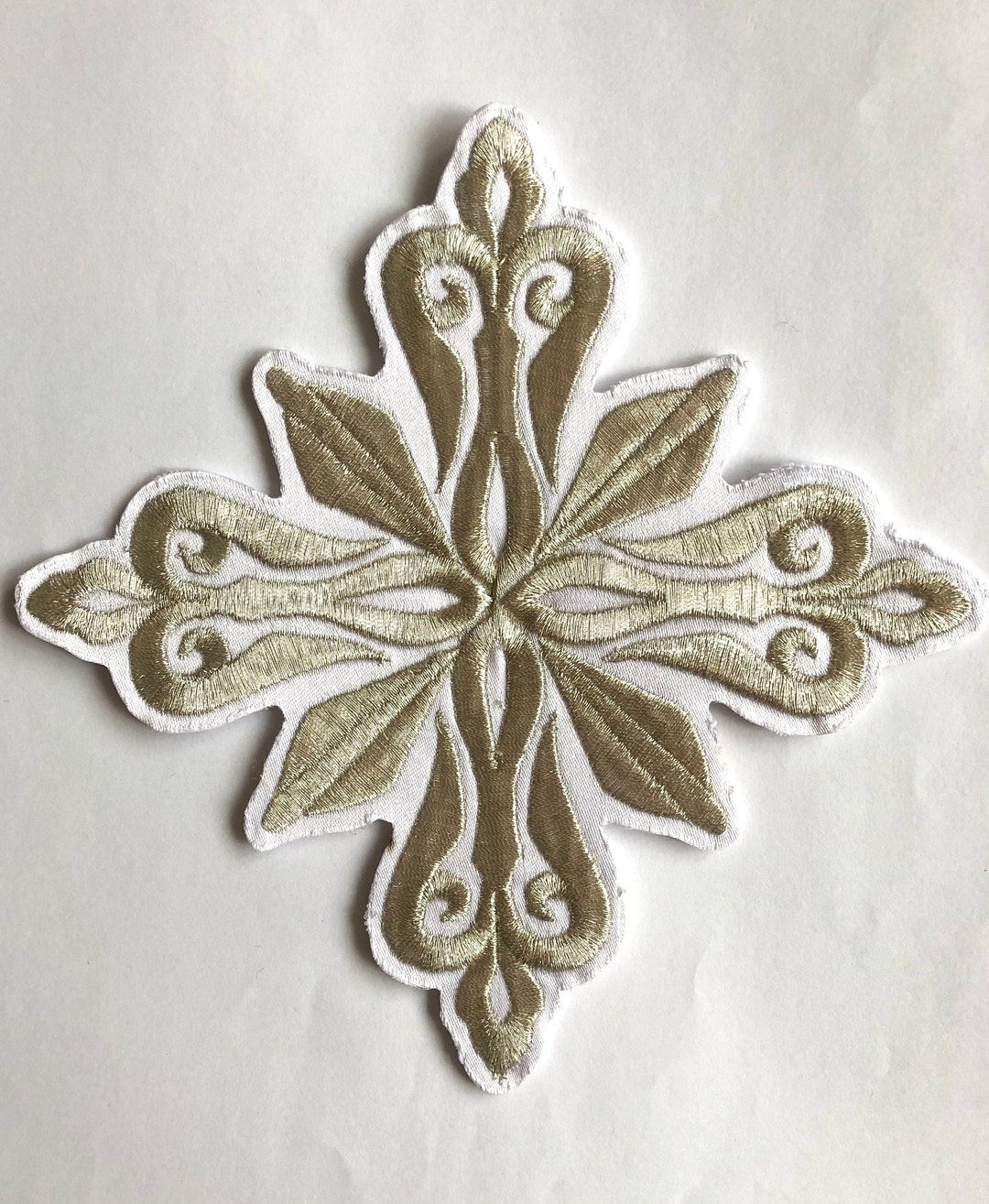 Orthodox Slavic Cross Patch Custom & Standard Size 5.5, 7.5, 11, 13, 15 ...