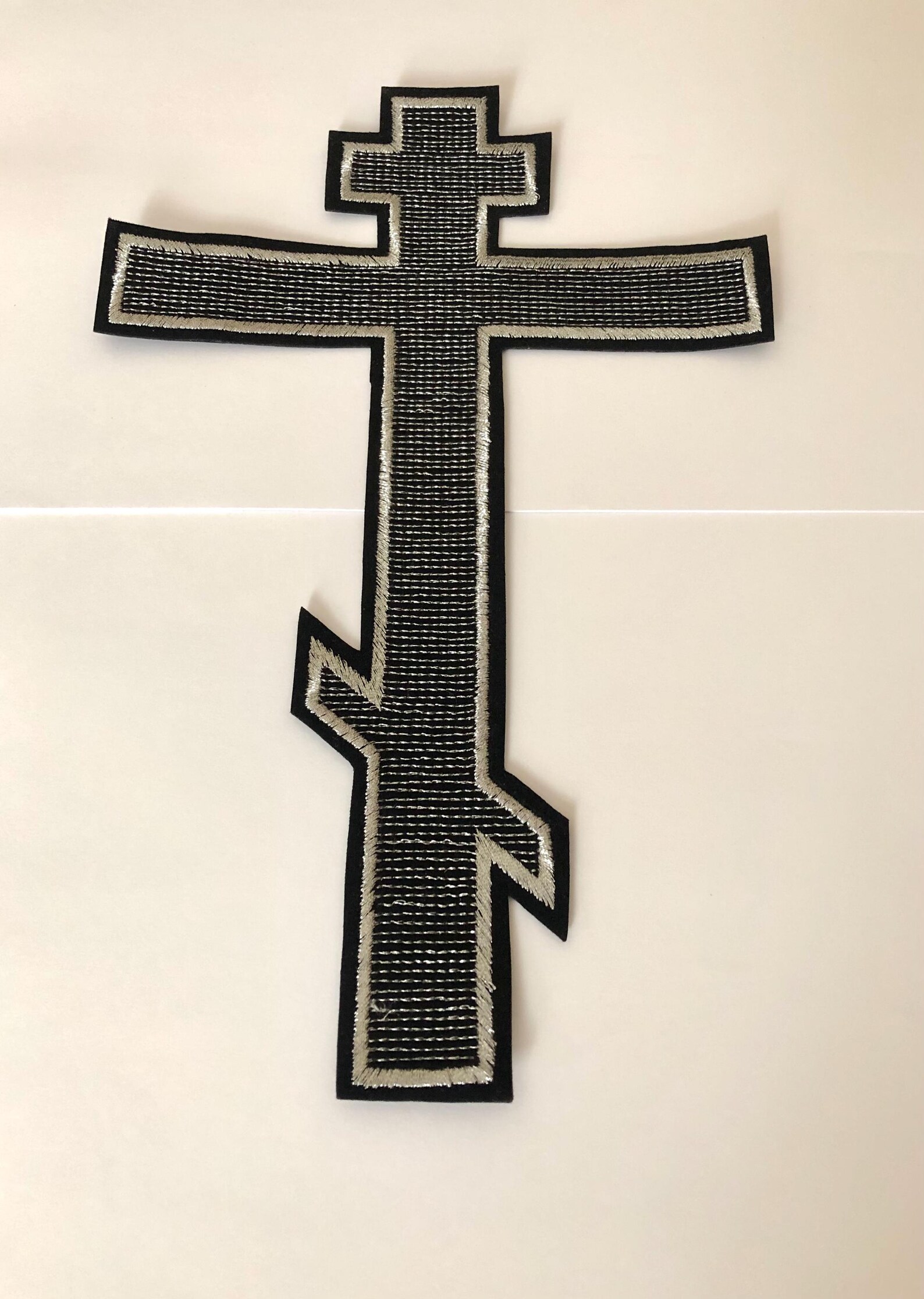 Church Embroidered Cross Patch for Altar Vestments, Icon Stand Covers ...