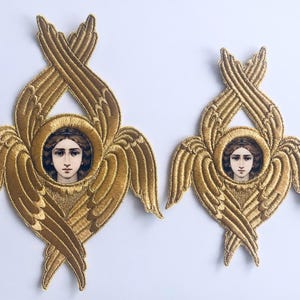 Seraphim Gold Embroidery, Vestment Applique,altar Church Vestment ...
