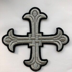 Christian Cross Patch in Eastern Church Design, Liturgical Vestments ...