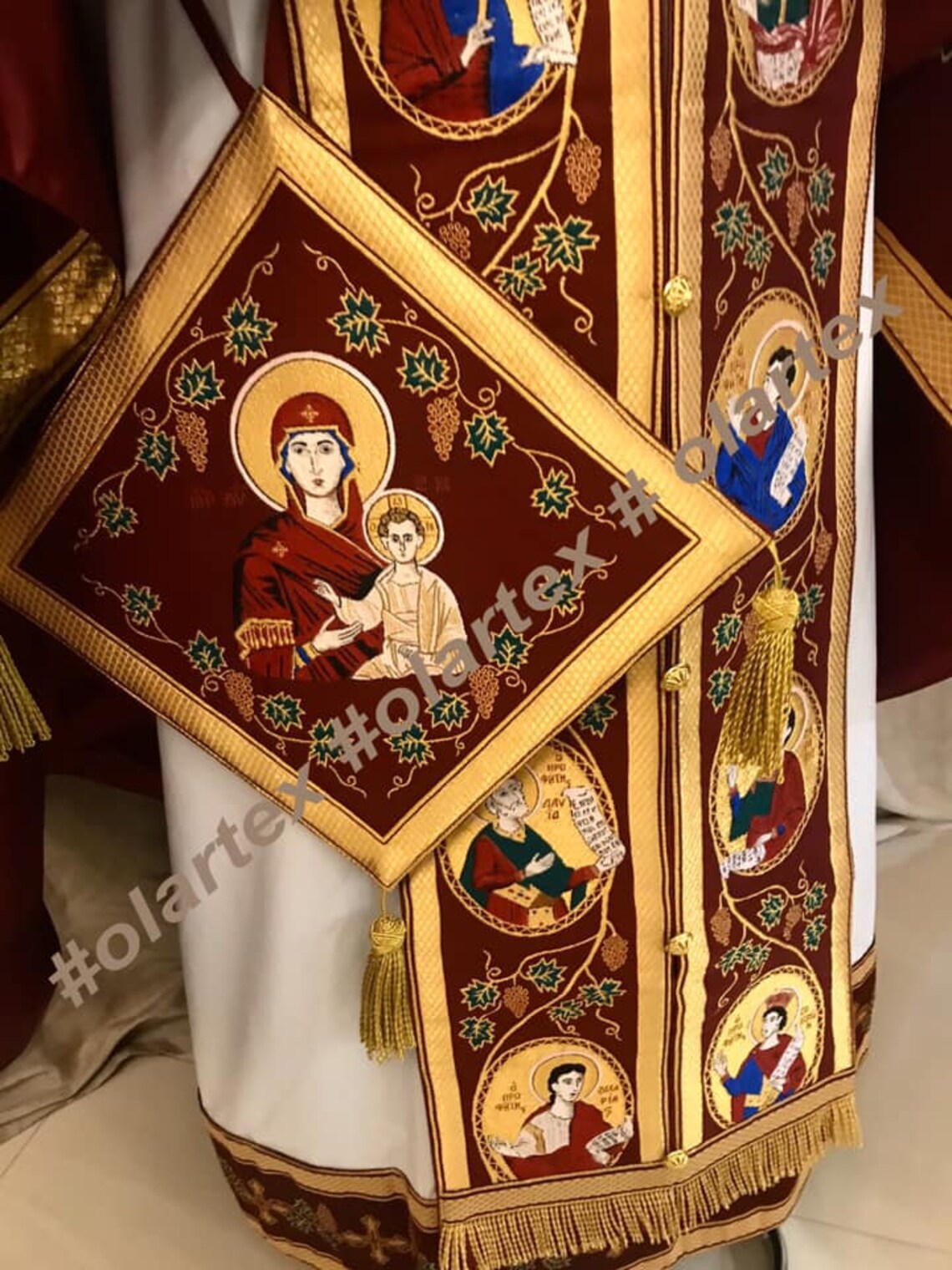 Fully Embroidery Priest Set Vestment Customized Clergy | Etsy