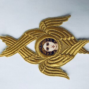 Seraphim Gold Embroidery, Vestment Applique,altar Church Vestment ...