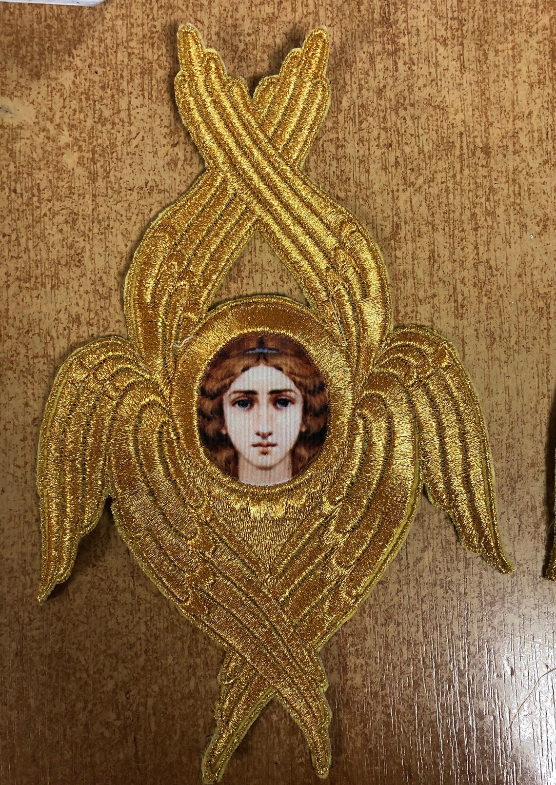 Seraphim Gold Embroidery Vestment Appliquealtar Church - Etsy