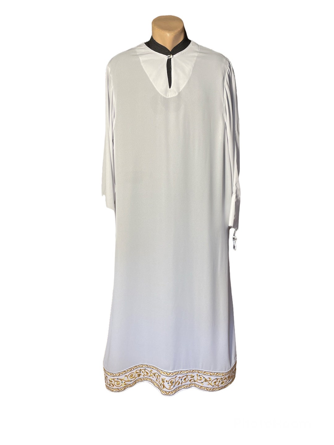 Orthodox Stiharion Embroidered Ornament With Gold and Blue Threads ...