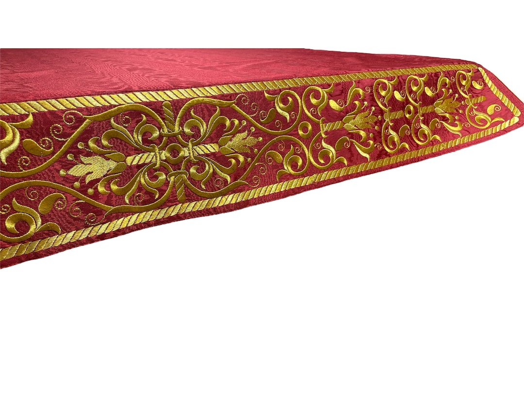 Embroidered Tablecloth Altar Covering, Holy Table Orthodox Altar Cloth ...