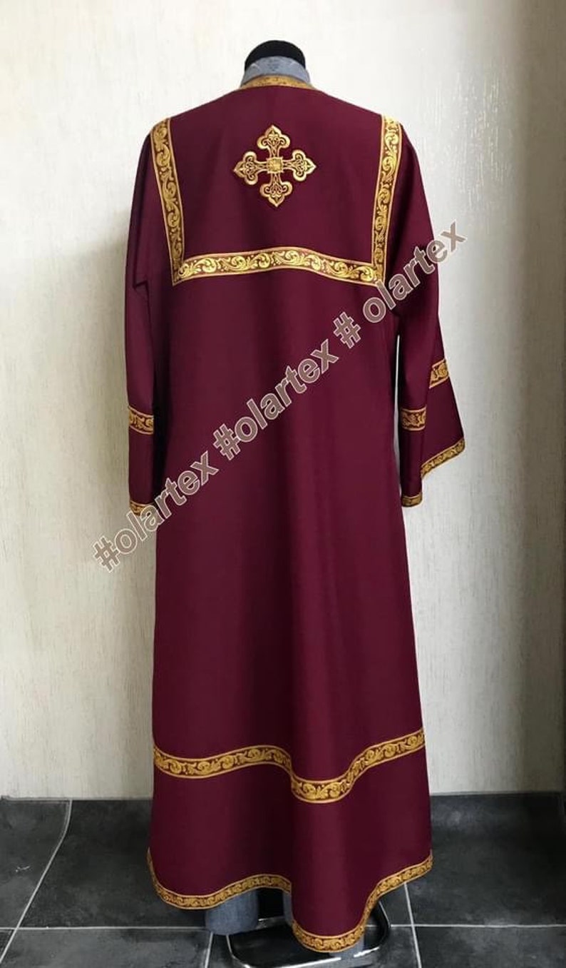 Altar Boy Dalmatic Robe Altar Reader Vestments Embroidered - Etsy