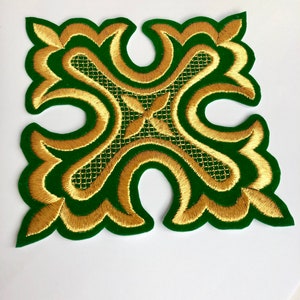 Embroidered Vestment Cross Patch 5, 7.5, 9.5, 12, 16.5 Cm, Vestment ...