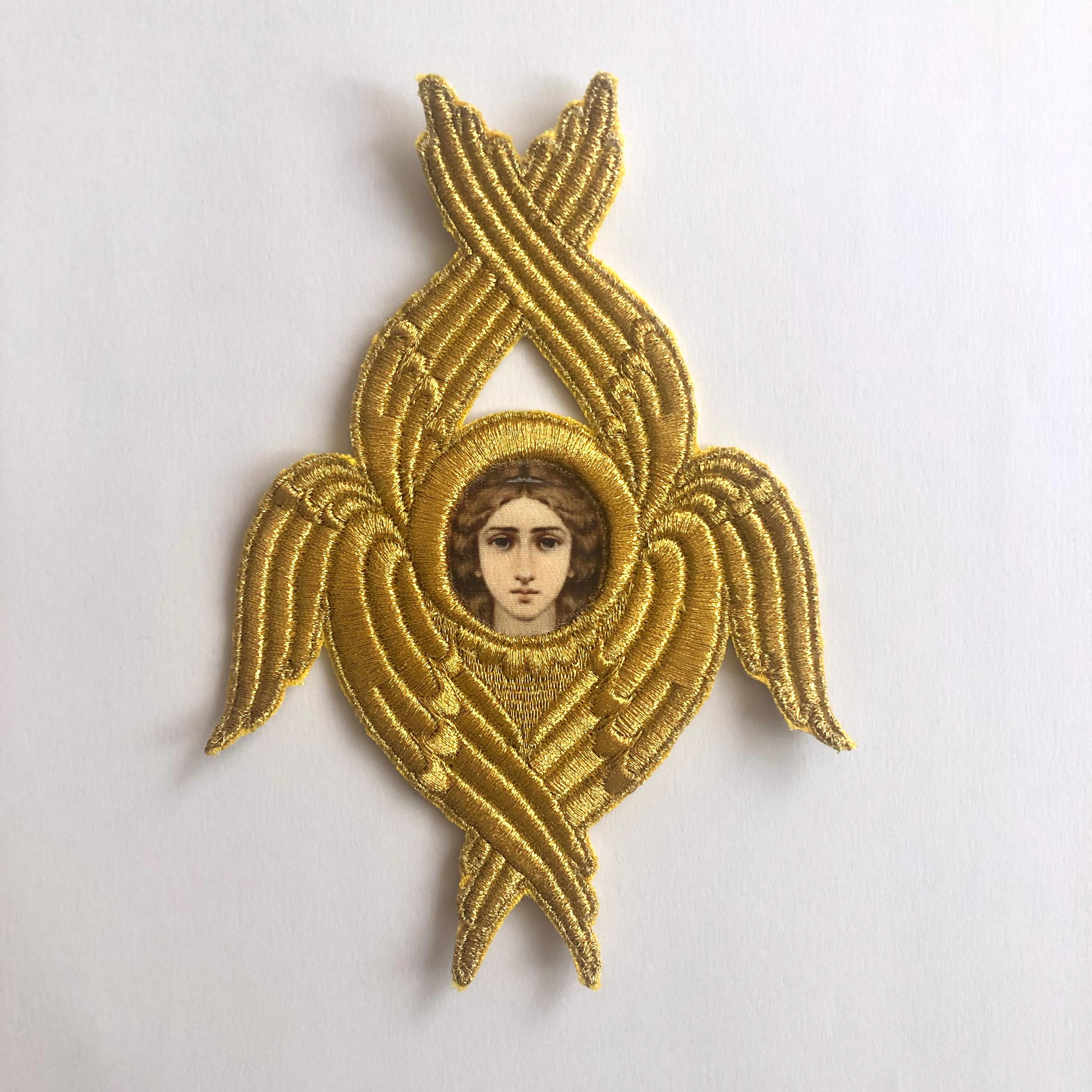 Seraphim Gold Embroidery, Vestment Applique,altar Church Vestment ...