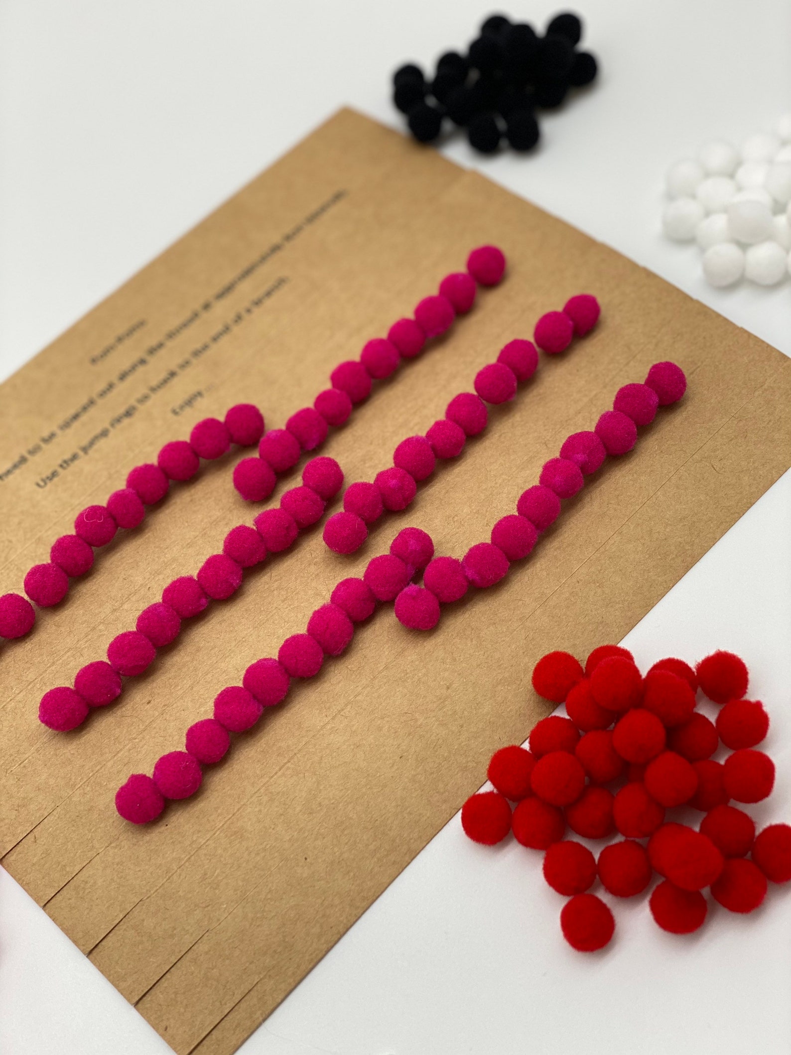 Pom Pom Thread Decoration for Our Every Day Tree - Etsy UK