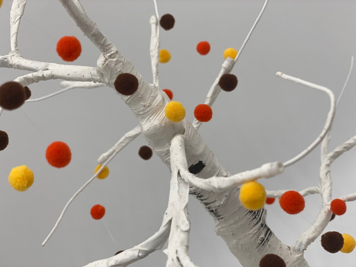 Pom Pom Thread Decoration for Our Every Day Tree - Etsy UK