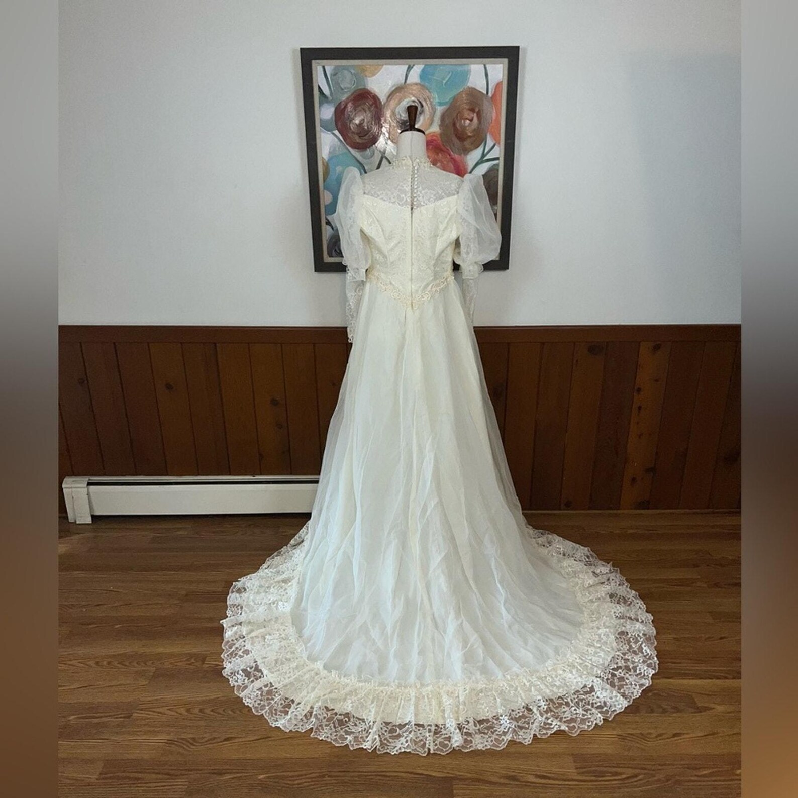 Beautiful Vintage 1970s Carol Towns Prairie Style Wedding Gown - Etsy