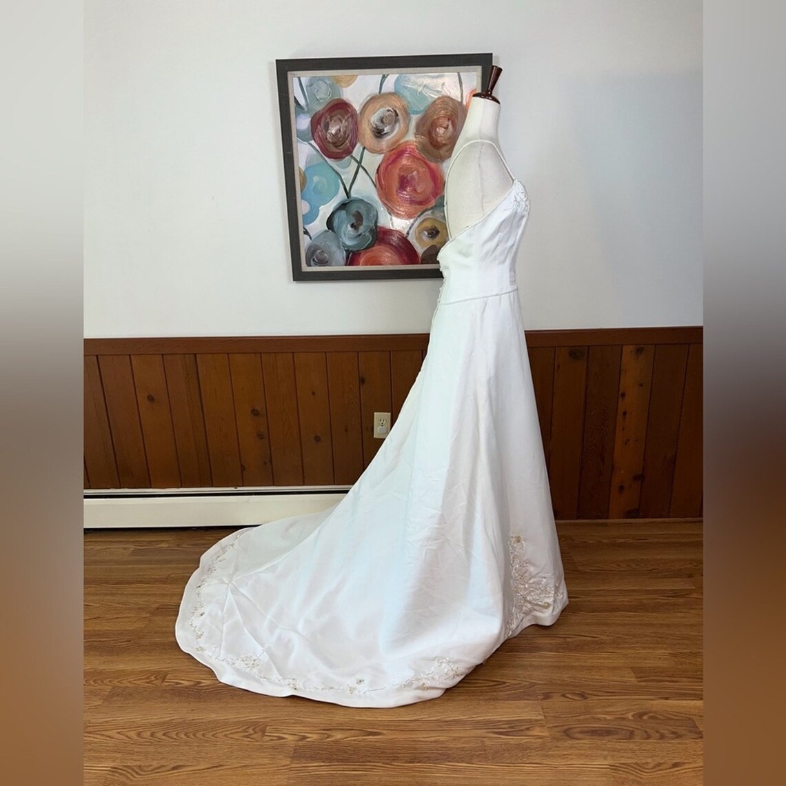 Gorgeous Janell Berte Satin Wedding Gown - Etsy