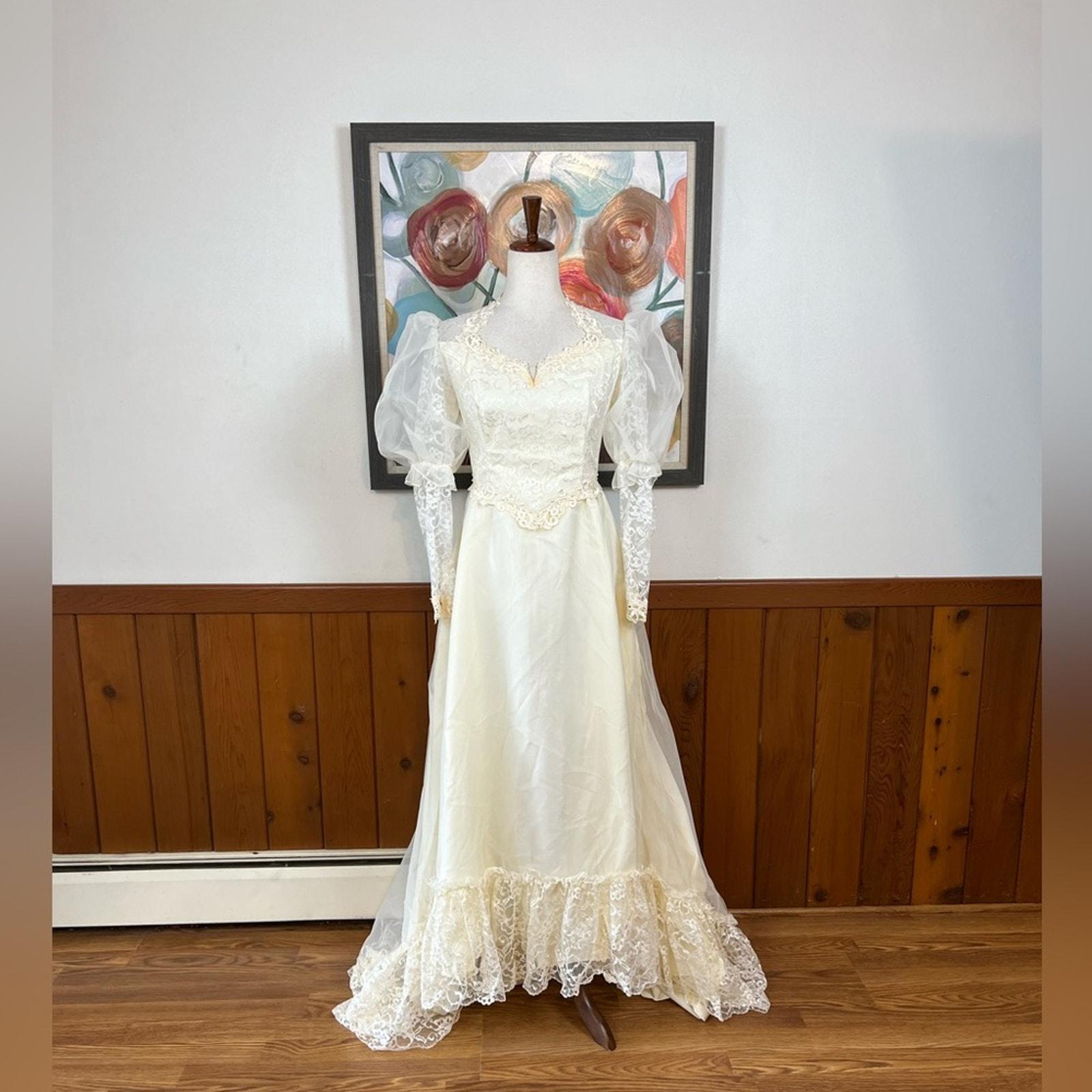 Beautiful Vintage 1970s Carol Towns Prairie Style Wedding Gown - Etsy