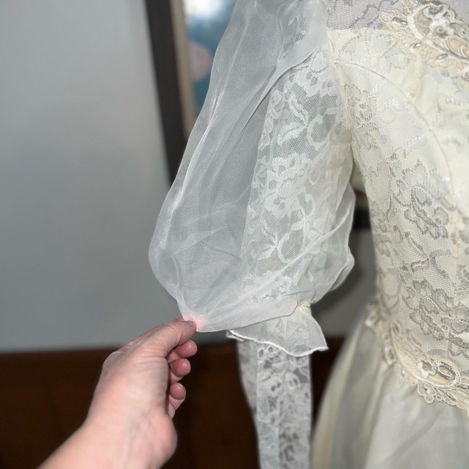 Beautiful Vintage 1970s Carol Towns Prairie Style Wedding Gown - Etsy