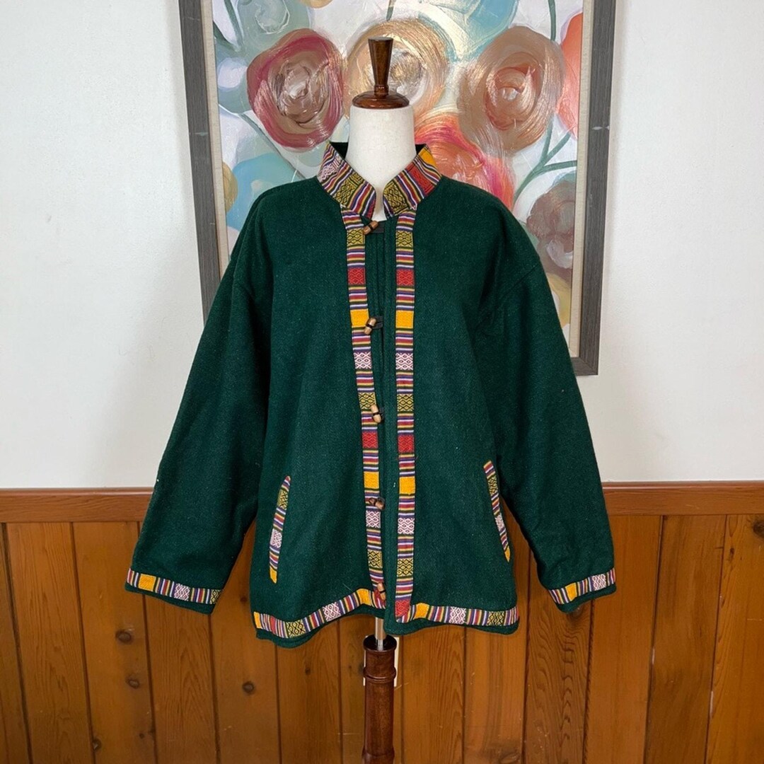 Gorgeous Vintage Nepalese Wool Coat - Etsy