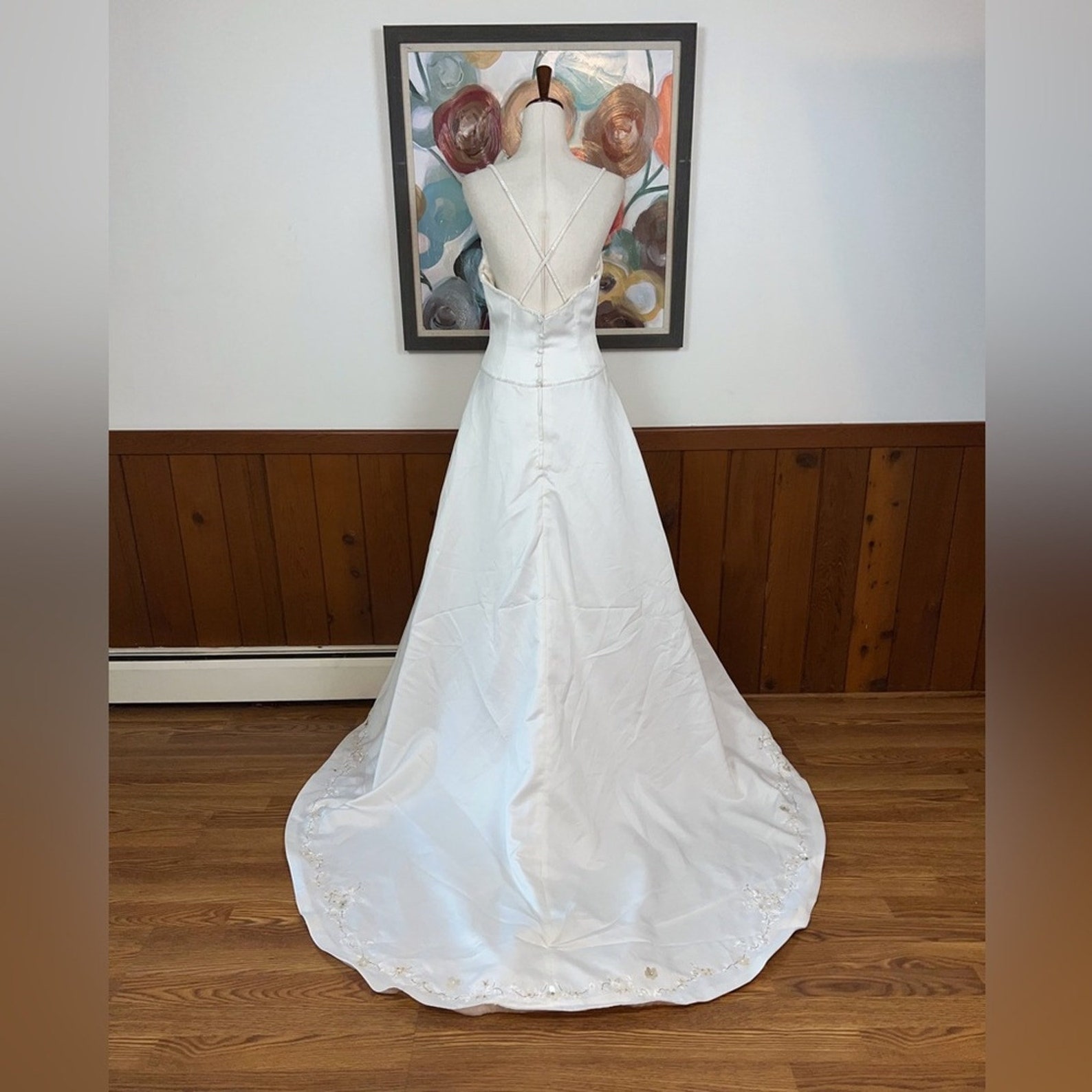 Gorgeous Janell Berte Satin Wedding Gown - Etsy