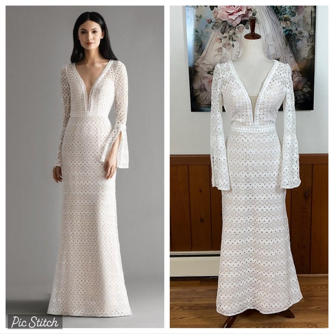 Gorgeous Ti Adora by Allison Webb Riley Crochet Lace Wedding Gown! - Etsy
