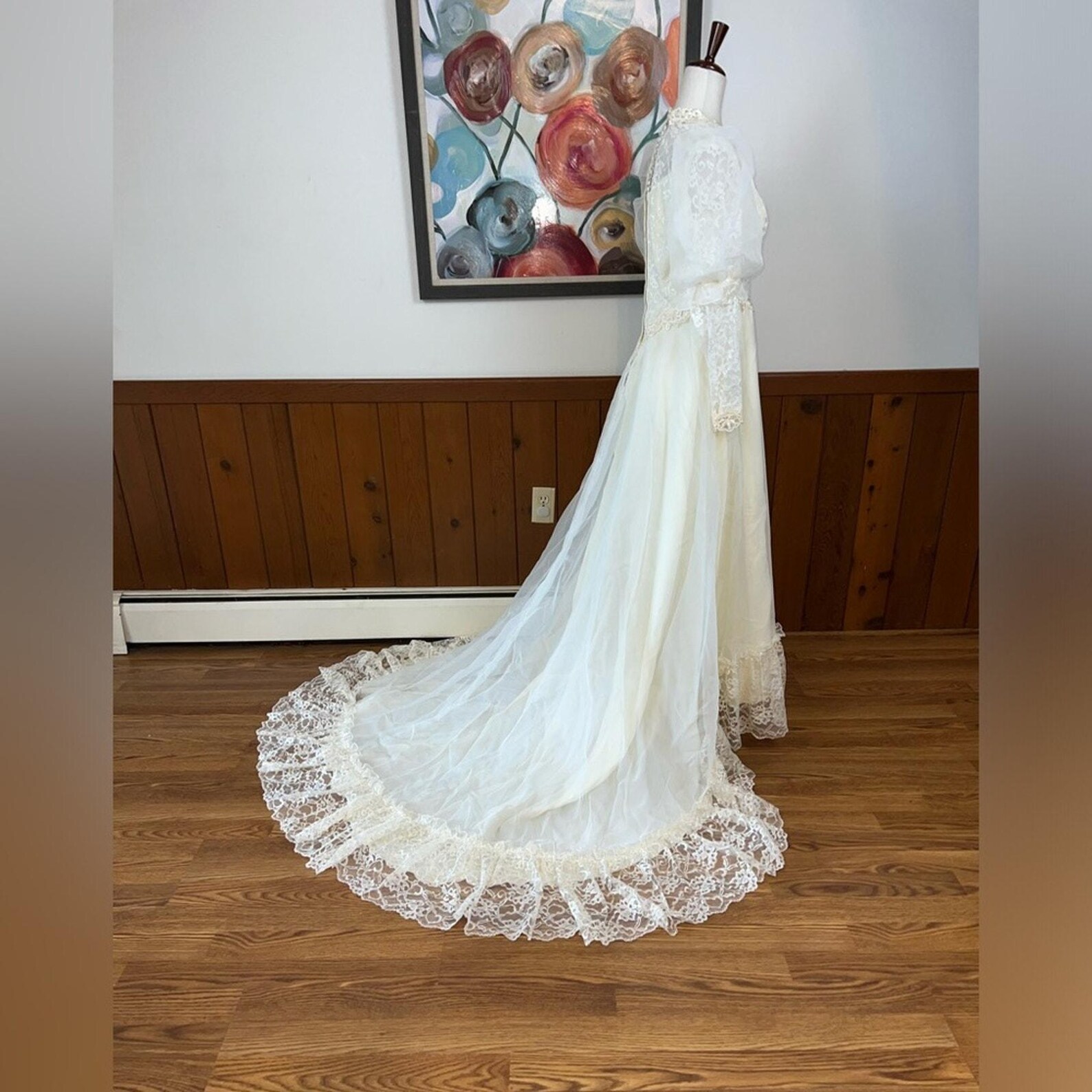 Beautiful Vintage 1970s Carol Towns Prairie Style Wedding Gown - Etsy