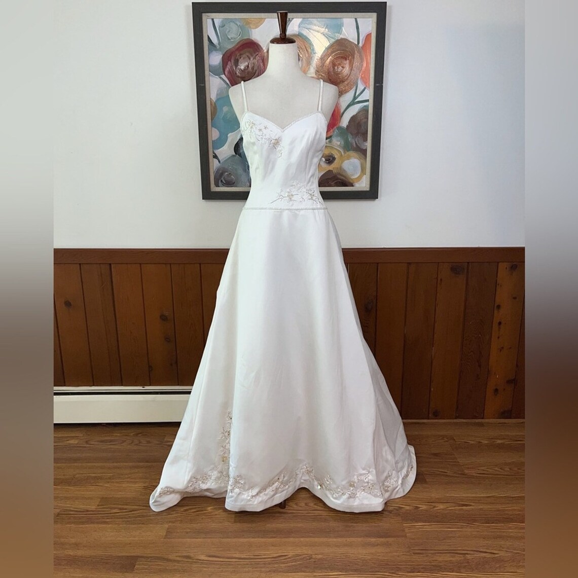 Gorgeous Janell Berte Satin Wedding Gown - Etsy