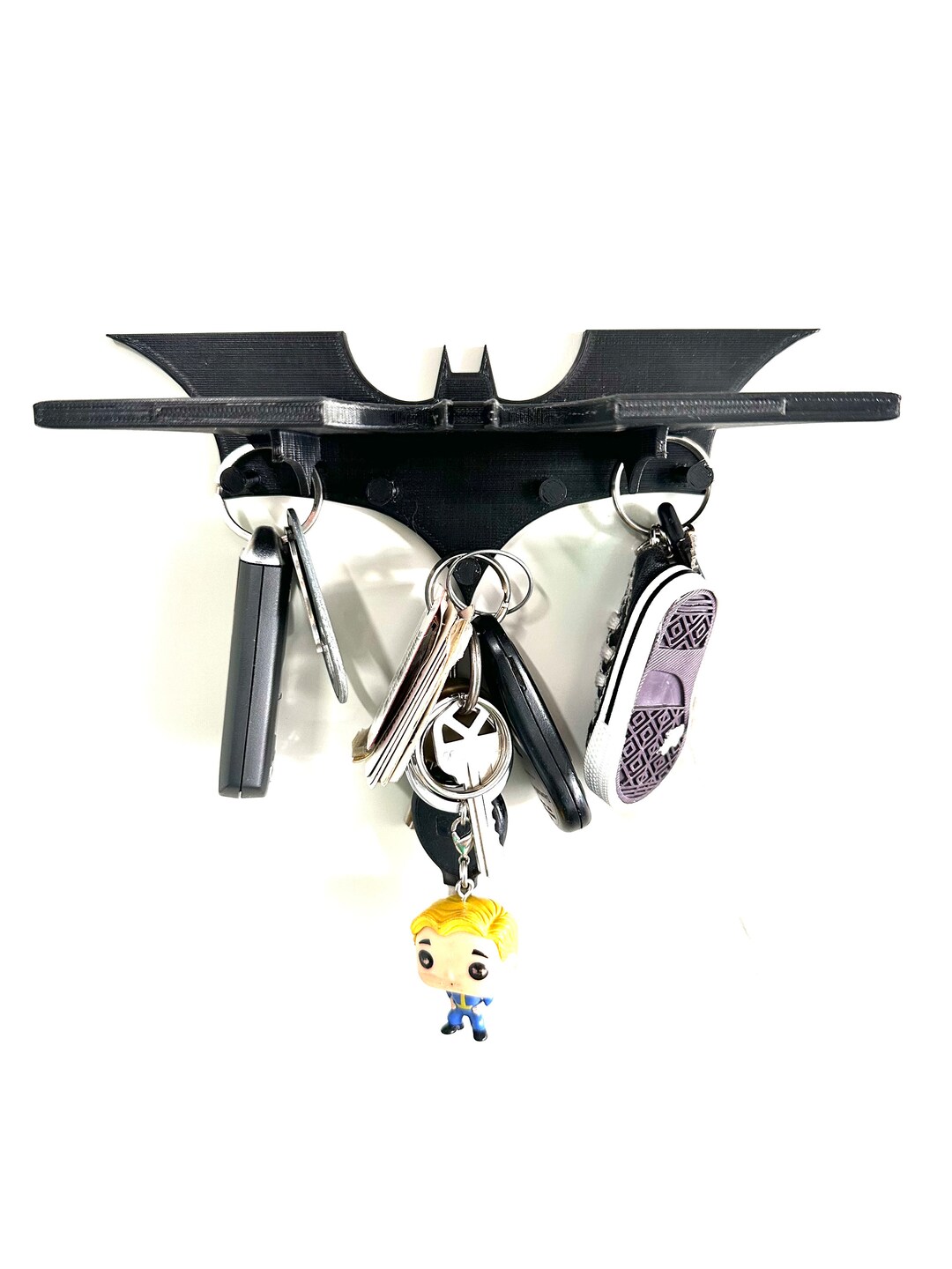 Magnetic Batman Key Ring and Wallet Holder - Etsy