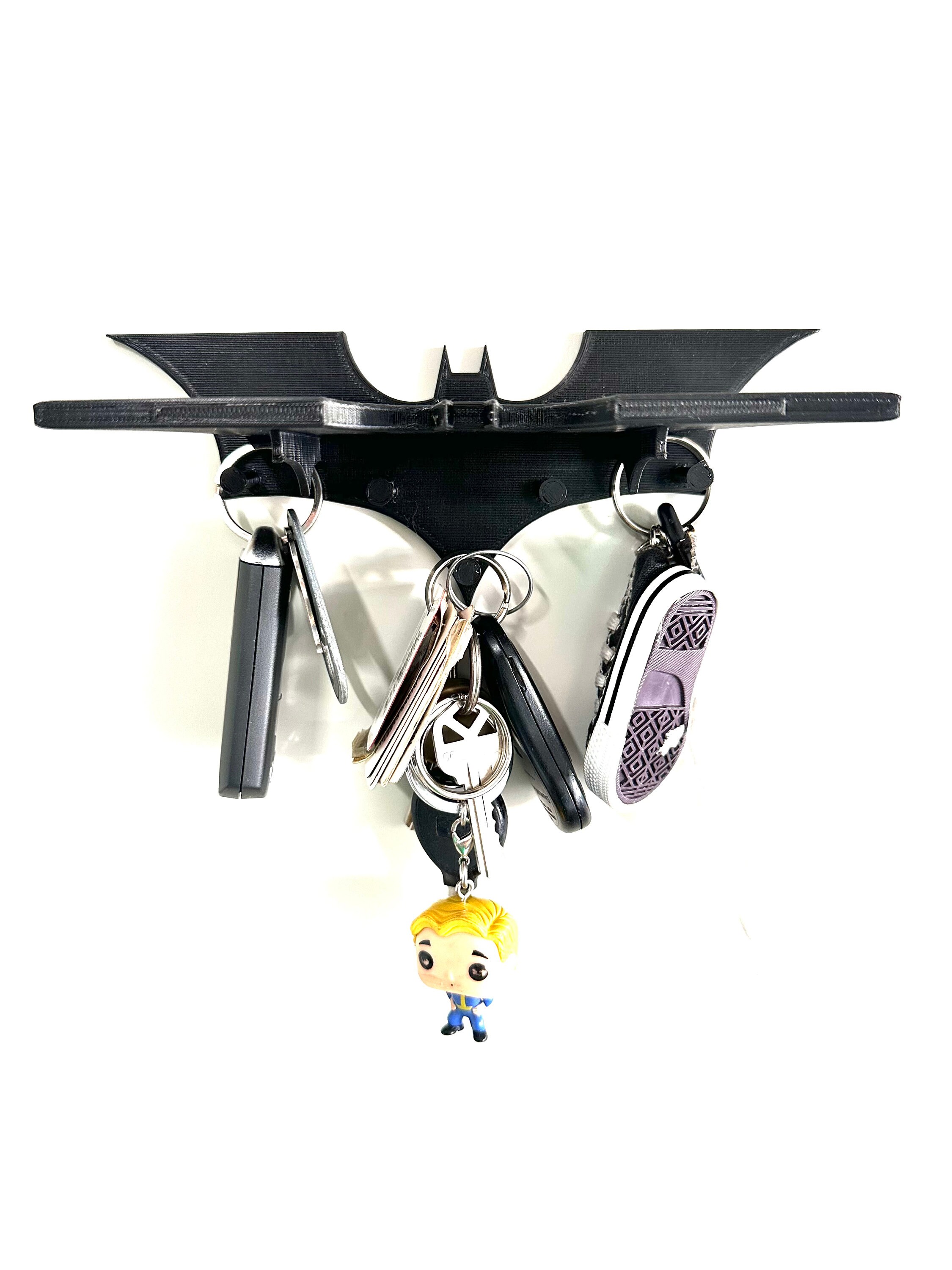 Magnetic Batman Key Ring and Wallet Holder - Etsy