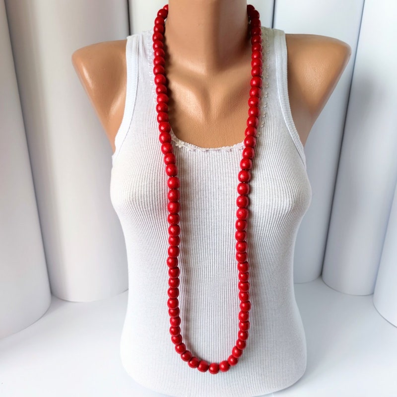 Long Necklace - Etsy