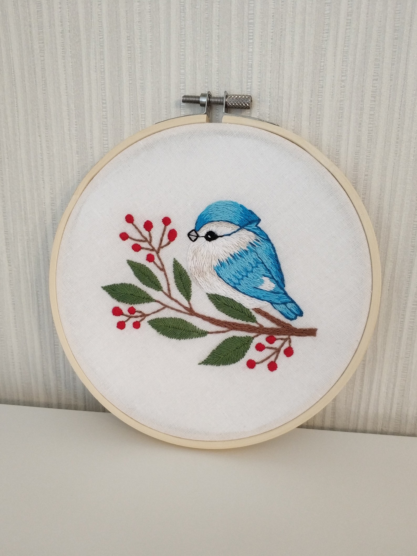 Bird hand embroidery pattern DIY embroidery hoop bird wall | Etsy