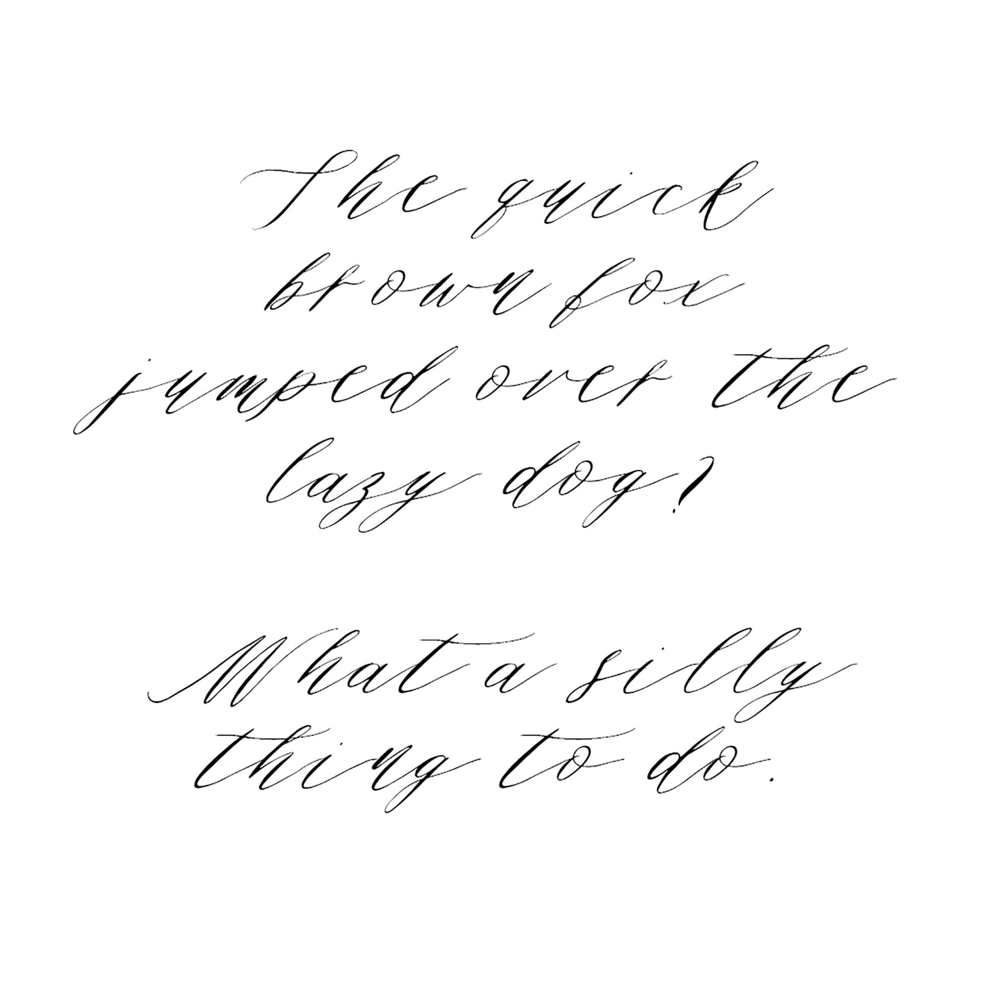 The Wells Makery Calligraphy Font - Etsy