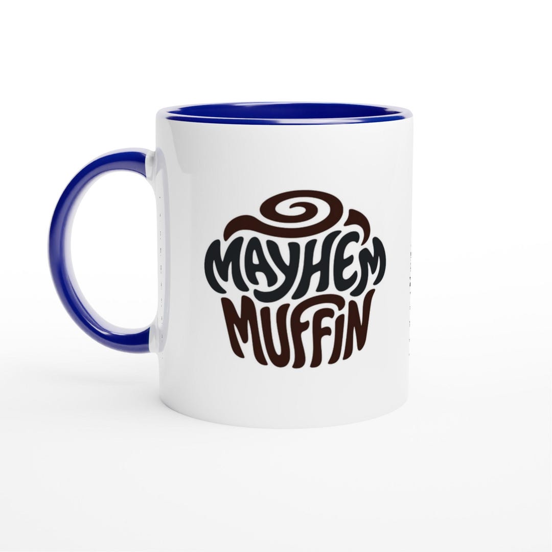 Mayhem Muffin Mug Cute Chaos Coffee Cup ADHD Teen Gift Chaotic Cute ...