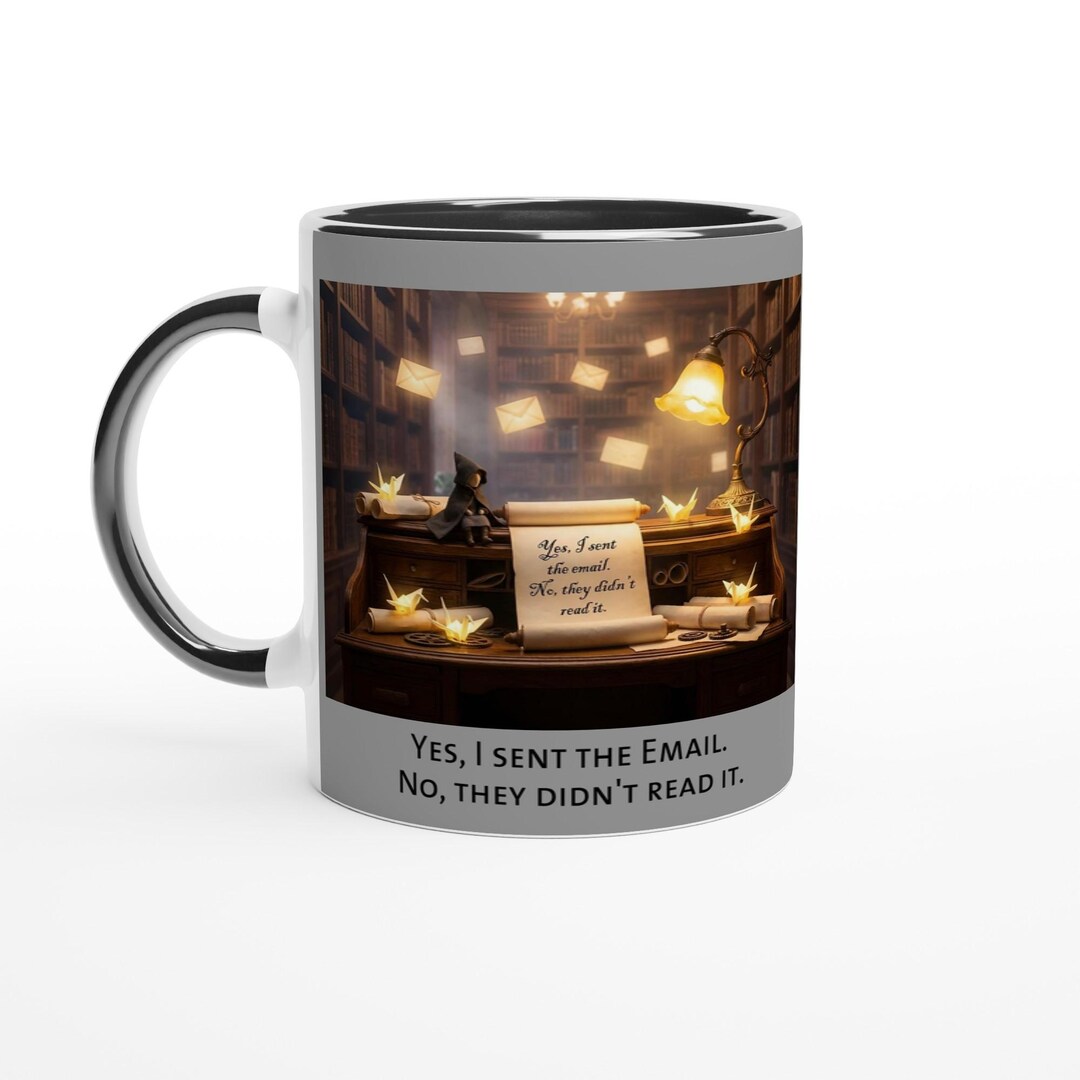 Email Mug – Funny Office Humor Gift – Project Manager Joke – Workplace ...
