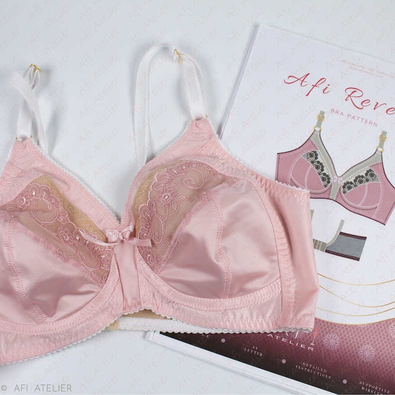 Afi Reverie Wireless Bra Sewing Pattern - Package 1 Sizes - Instant PDF ...