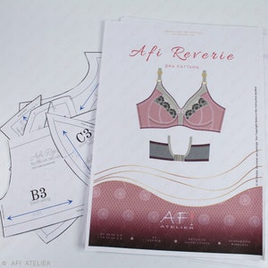 Afi Reverie Wireless Bra Sewing Pattern - Package 1 Sizes - Instant PDF Download - Afi Atelier ...