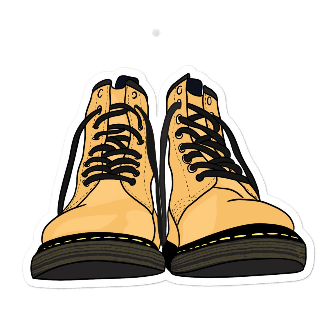 Large Combat Boot Sticker Docs Sticker color Options | Etsy