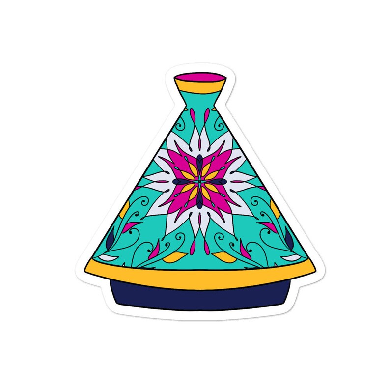Morocco Themed Stickers, Tagine & Teapot Stickers, Moroccan Stickers ...