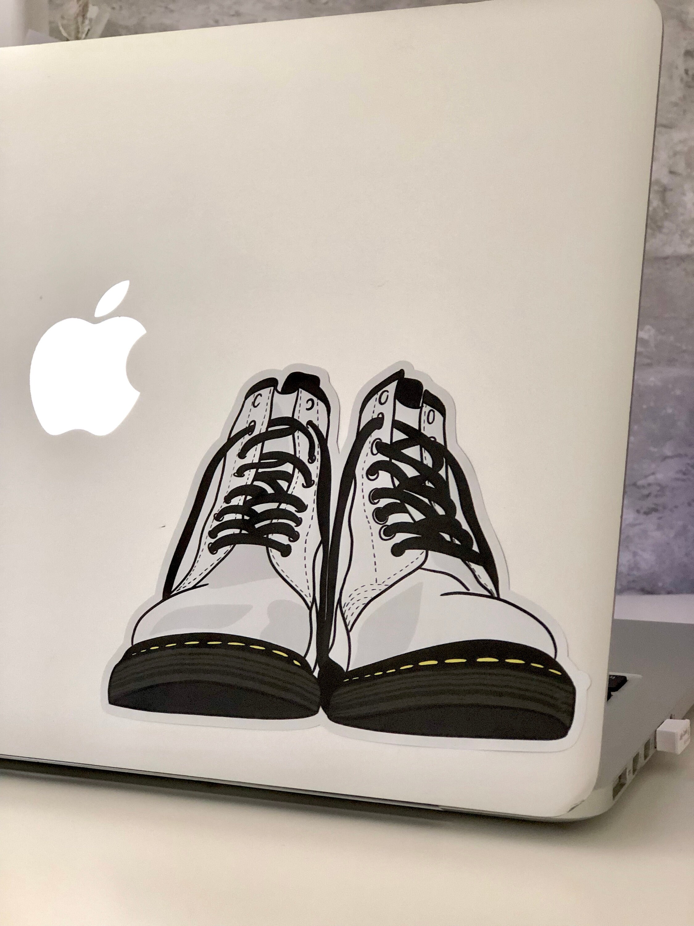 Large Combat Boot Sticker, Docs Sticker (color Options Available) - Etsy